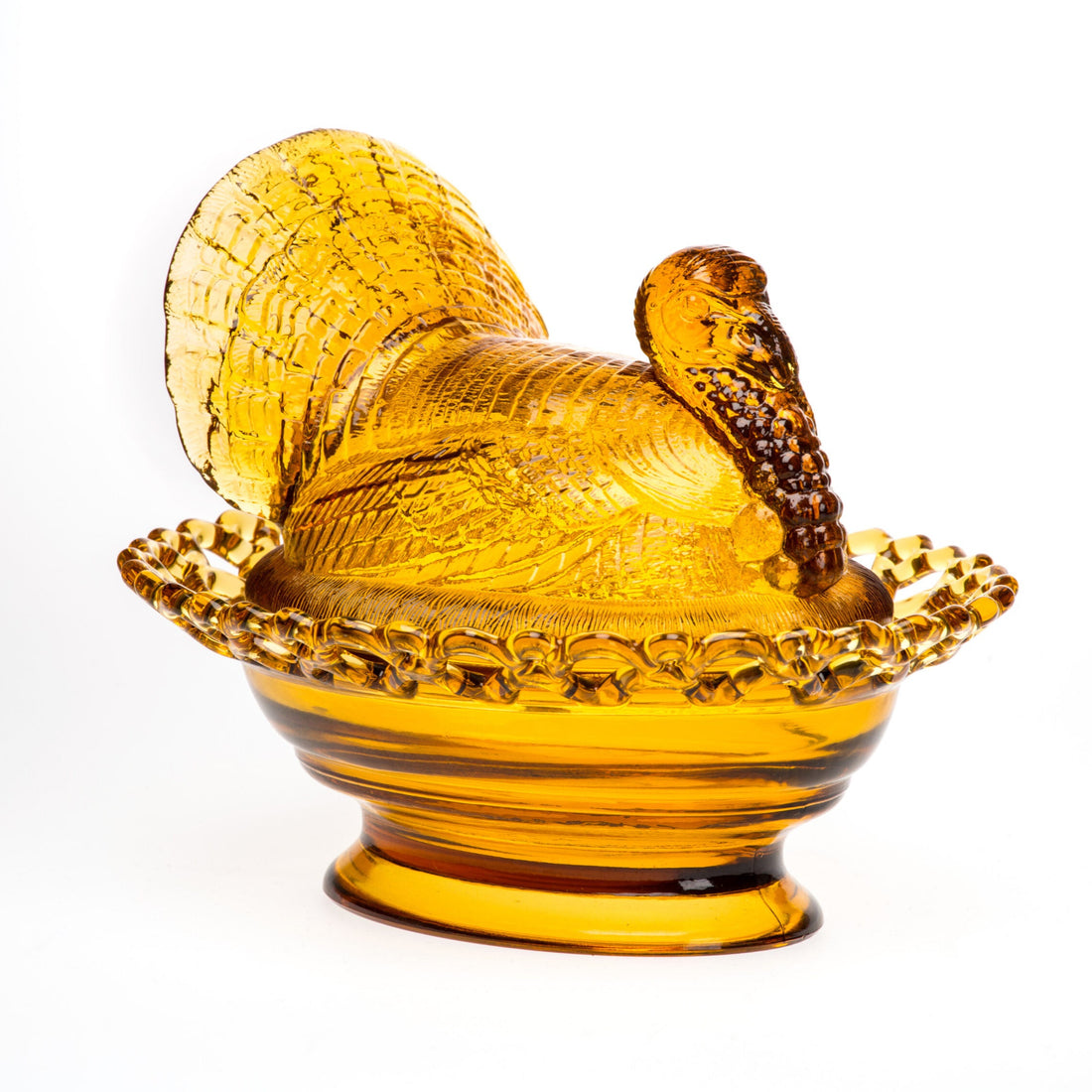 Turkey On Basket – Mosser Glass